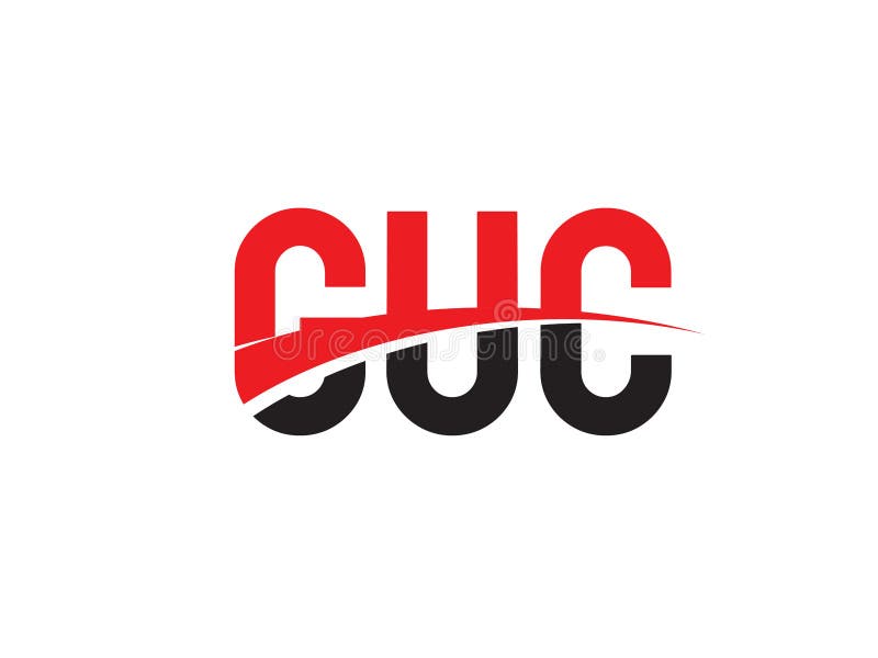 GUC Letter Initial Logo Design Vector Illustration Stock Vector ...