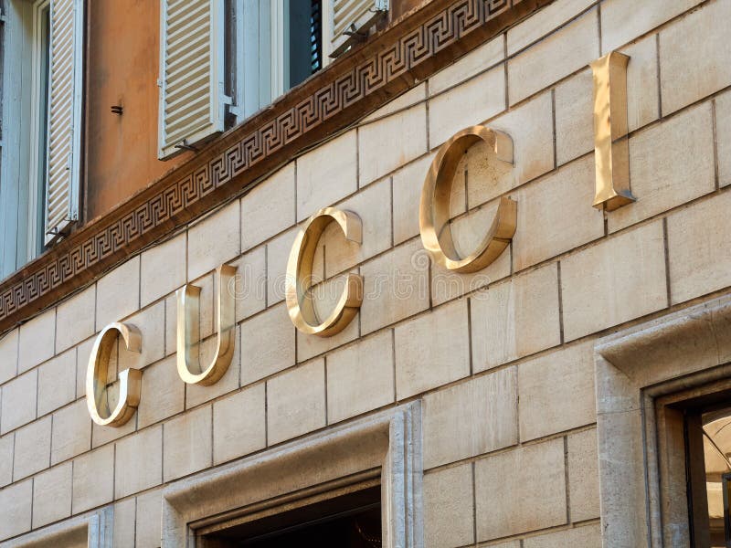Gucci Sign on Rodeo Drive in Beverly Hills Editorial Stock Image ...