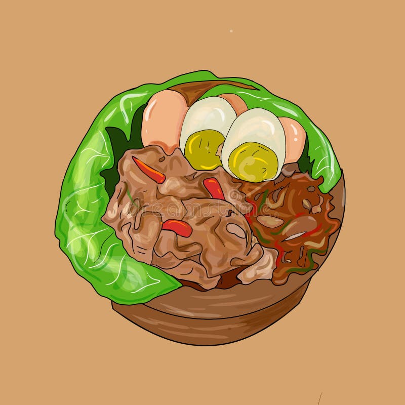 Gudeg Stock Illustrations – 44 Gudeg Stock Illustrations, Vectors ...