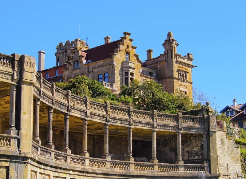 Algorta-Guecho foto de archivo. Imagen de vertical, horizonte - 40677426