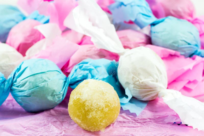 Gueffus or Sospiri, Typical Sweets of Sardinia, Italy Stock Photo ...