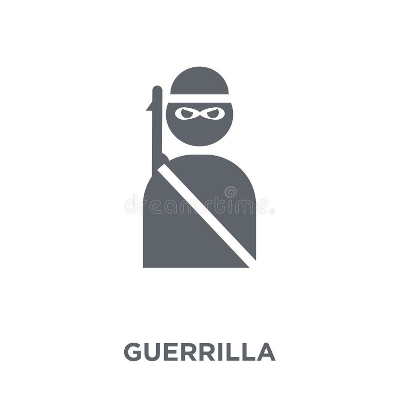 Guerrilla-Vektor-Symbol Auf Weißem Hintergrund Flachvektorguerrilla ...