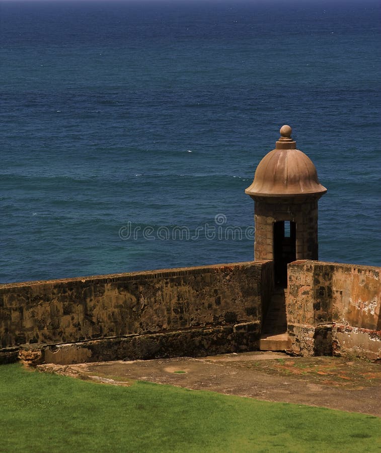 Guerite stock photo. Image of puerto, rico, grass, juan - 13179660