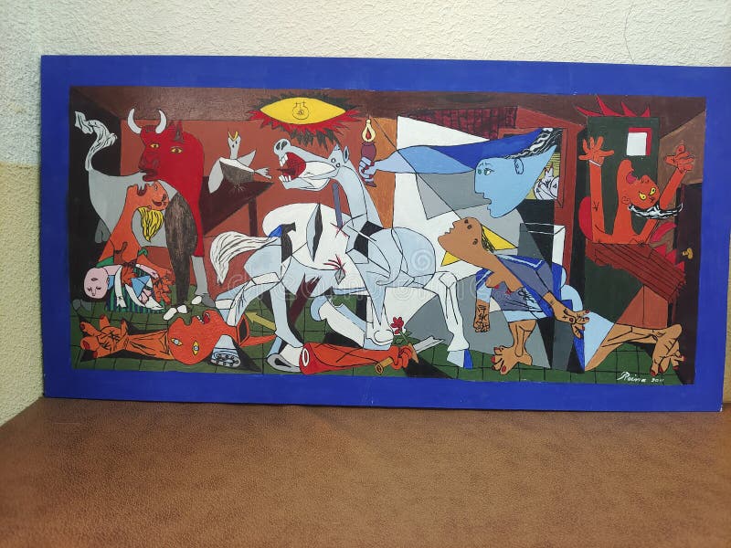 Guernica in Picasso Museum in MÃ¡laga Editorial Stock Image - Image of ...