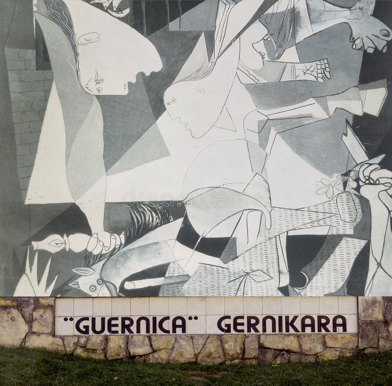 Guernica of Picasso editorial photography. Image of famous - 262832572
