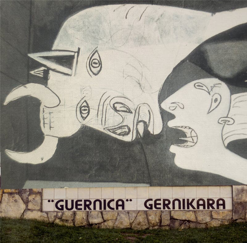 Guernica of Picasso editorial photography. Image of historical - 262832647