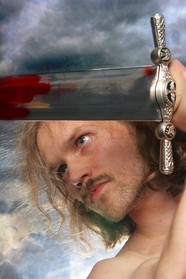 Guerrier de combat photo stock. Image du gens, tueur, chasseur - 5289596