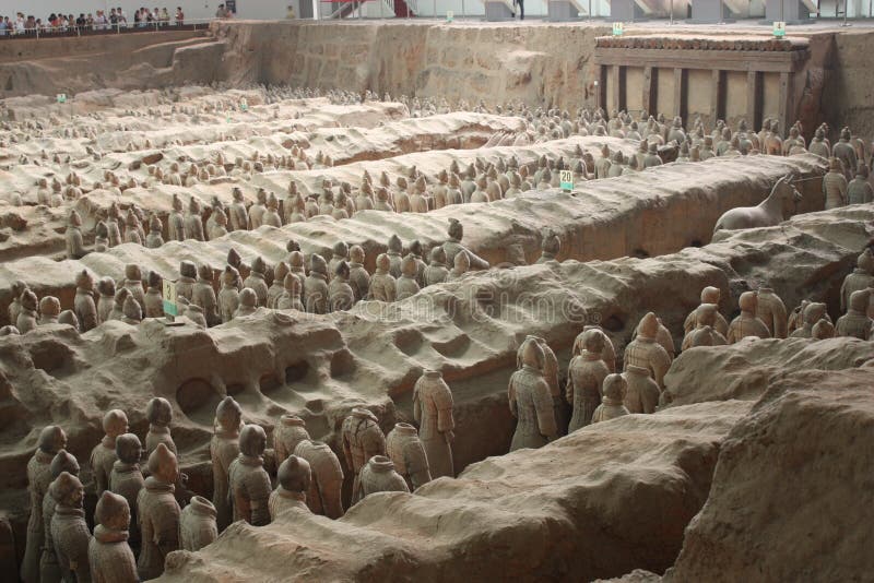 Guerrieri Museo, Xian Di Terracotta Immagine Editoriale - Immagine di ...
