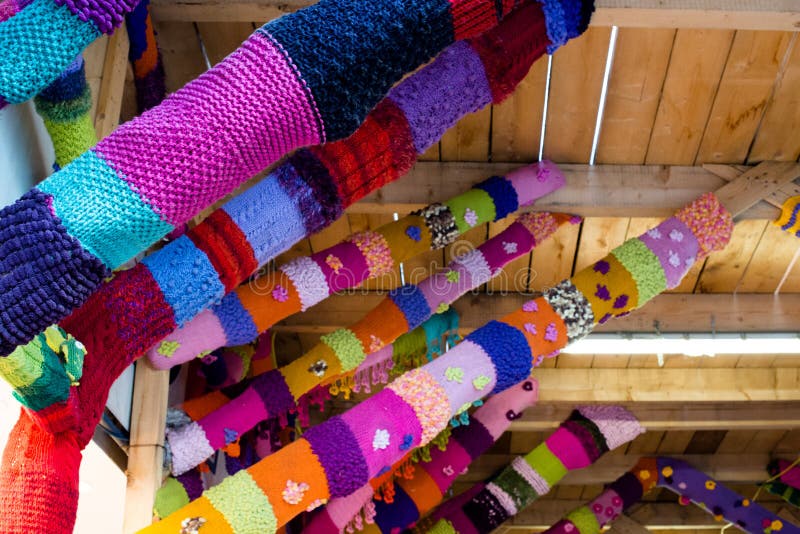 Guerilla Knitting Stock Photos - Free & Royalty-Free Stock Photos from ...