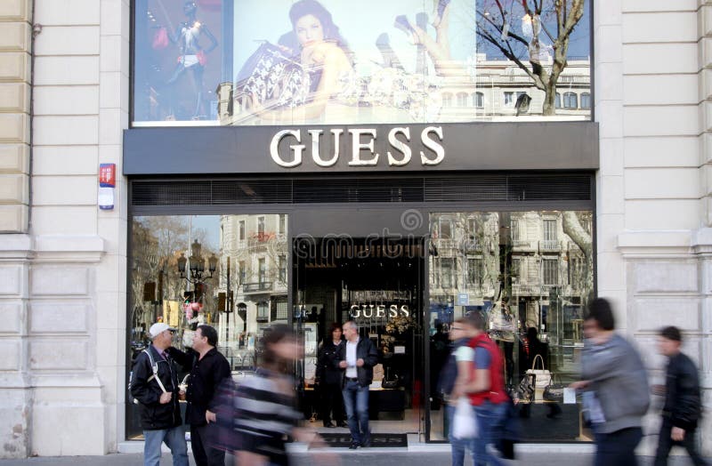 Guess Shop editorial photo. Image of retail, shopper - 24068476