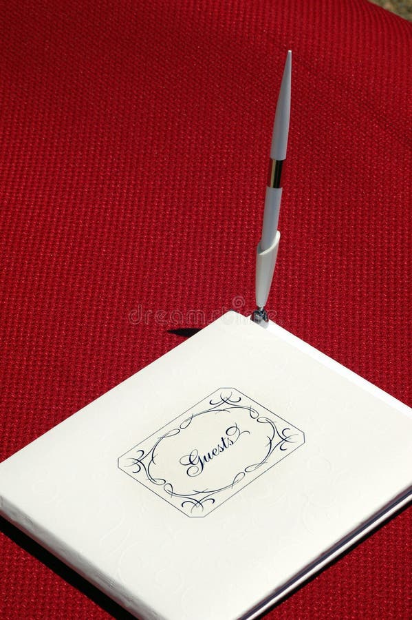 Guest Book stock image. Image of sign, graphology, write - 10090647