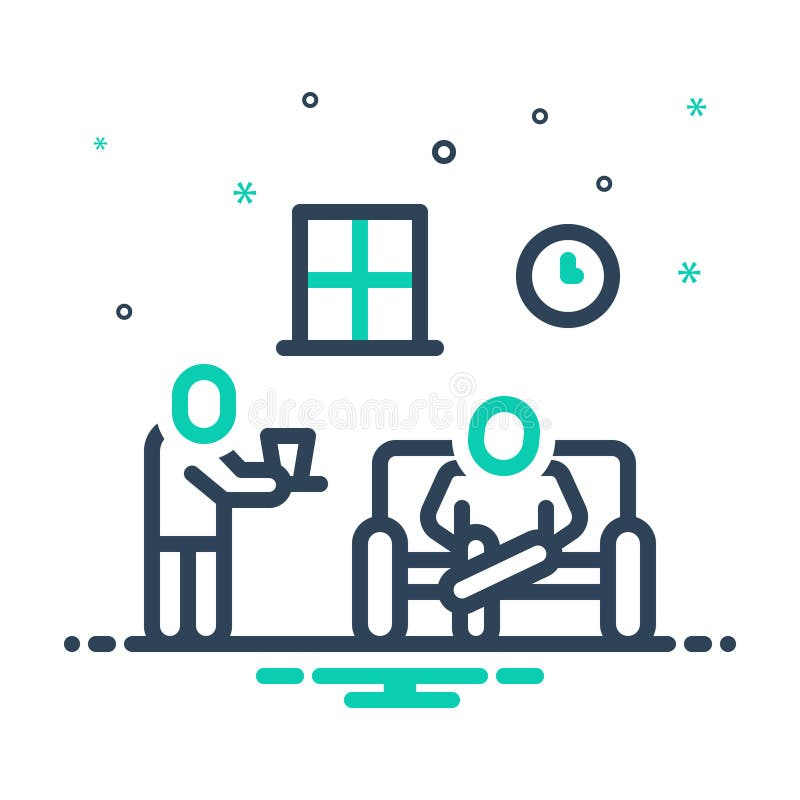 Mix Icon for Guest, Visitor and Rooer Stock Vector - Illustration of ...