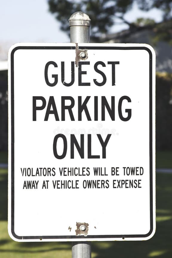 Guest Parking stock image. Image of symbol, outdoors - 24334429