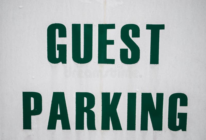 Guest parking stock image. Image of signpost, save, earmark - 53959183