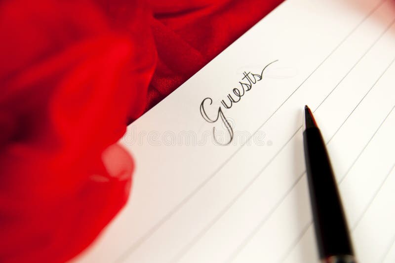 Guest Record stock photo. Image of white, write, record - 25052228