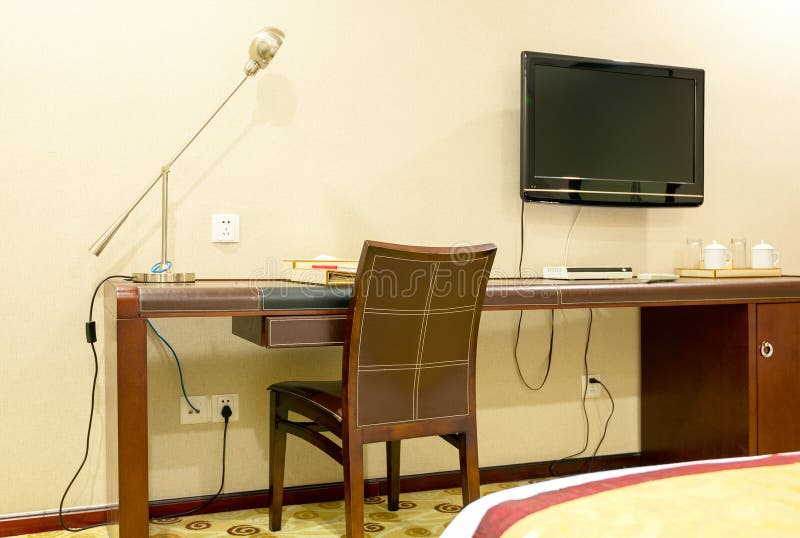 Guest room stock photo. Image of office, elegance, hotel - 33080058