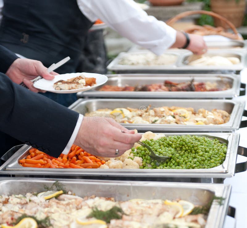 Catering Food Buffet at Business Meeting Stock Photo - Image of food ...