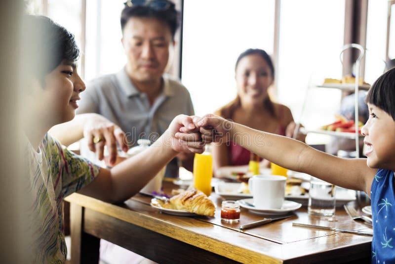 Guests Having Breakfast at a Hotel Restaurant Stock Image - Image of ...