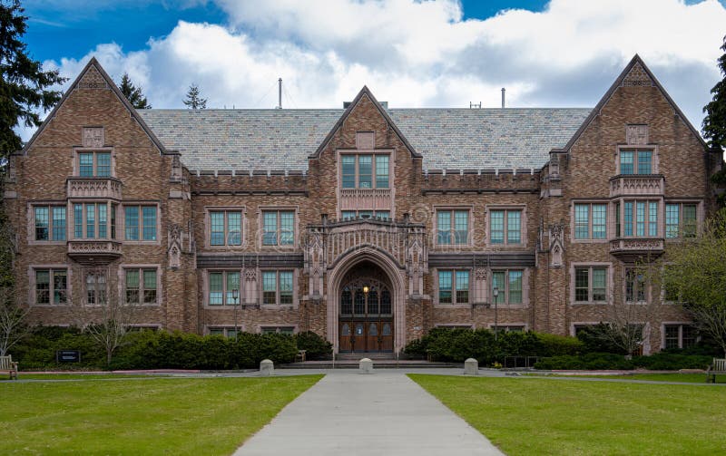 Guggenheim Hall at University of Washington in Spring Editorial Stock ...