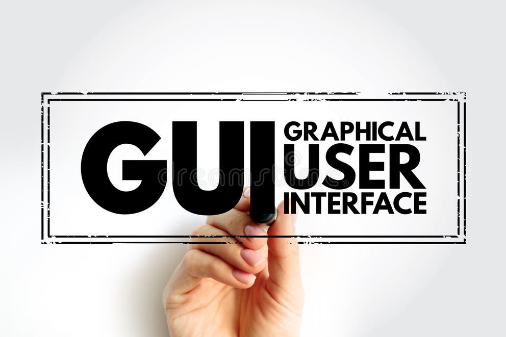 GUI - Graphical User Interface is an Interface through Which a User ...