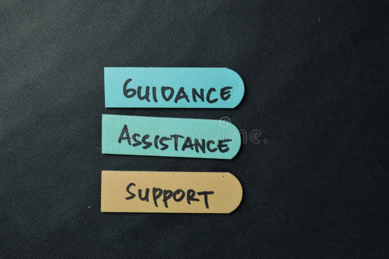 Advice, Help, Support on Sticky Notes and Gavel Isolated on Office Desk ...