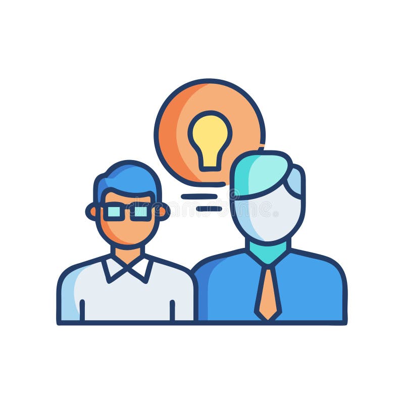 Guidance Icon for Learning and Growth Stock Vector - Illustration of ...