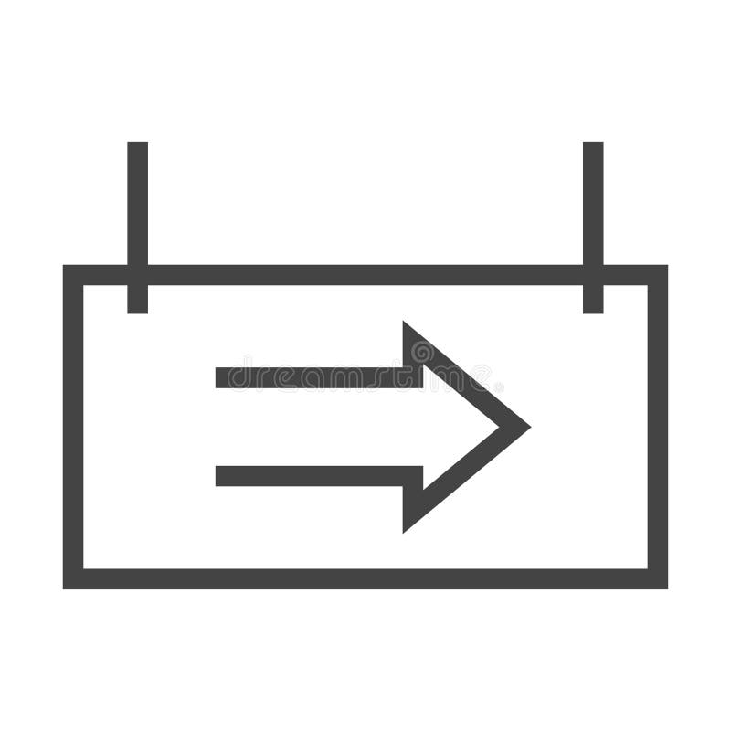 Guide arrow signboard stock vector. Illustration of road - 261003653