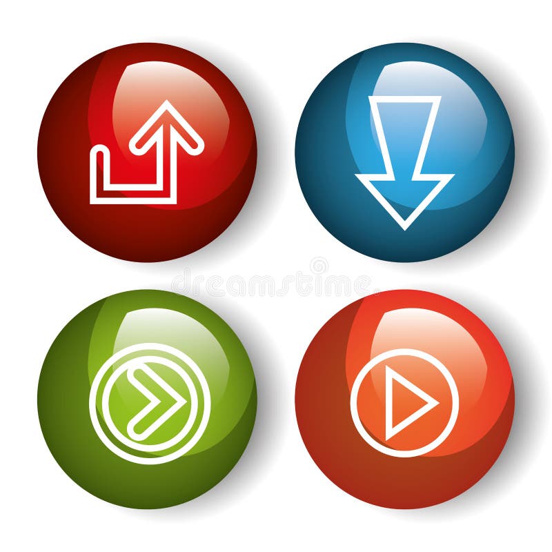 Guide arrows design stock illustration. Illustration of conceptual ...