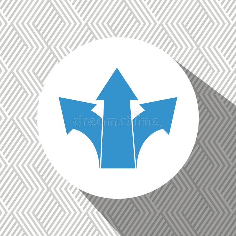 Guide Arrows Travel Tourism Location Flat Icon Style Stock Vector ...