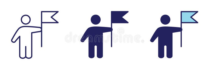 Guide Destination Icon - Navigation Set Stock Vector - Illustration of ...