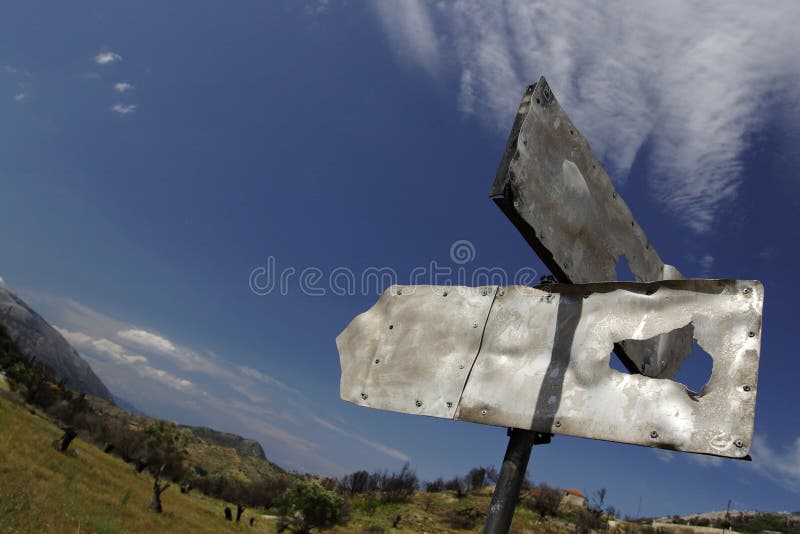 Guide post stock photo. Image of theater, famous, road - 5272564