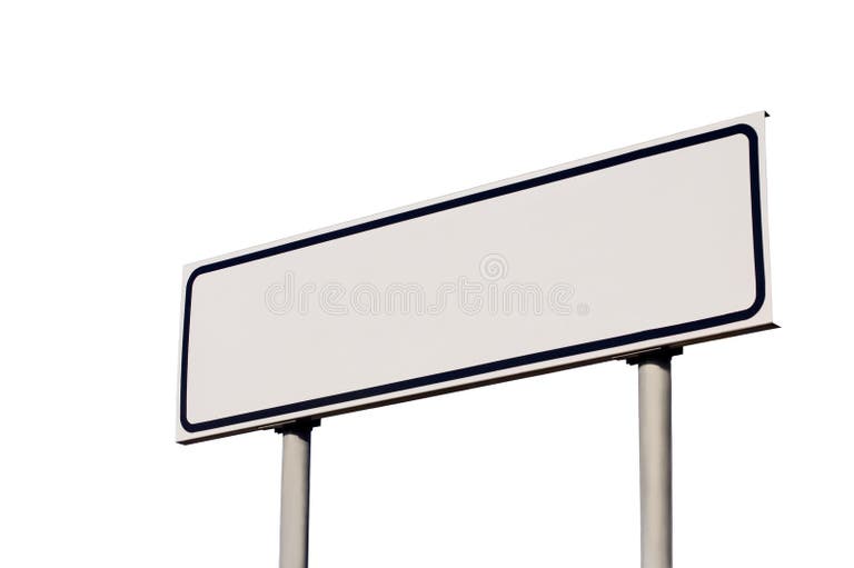 Guide Post Directional Road Sign Isolated Signpost Stock Image - Image ...