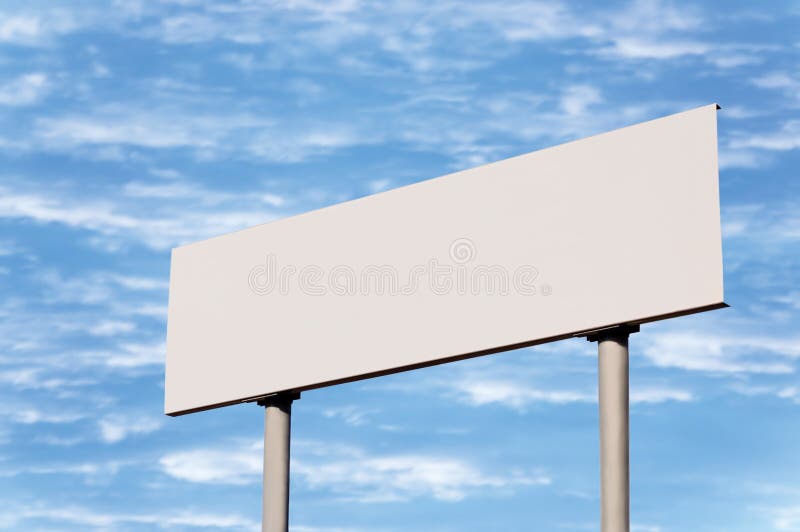 Guide Post White Road Sign Sky Pole Signpost Stock Image - Image of ...