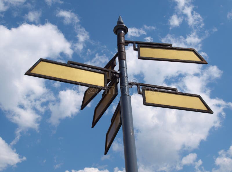 Guide sign stock photo. Image of background, city, knowledge - 5764894