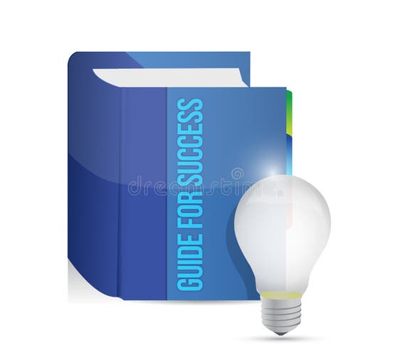 Guide for Success Book Illustration Design Stock Illustration ...
