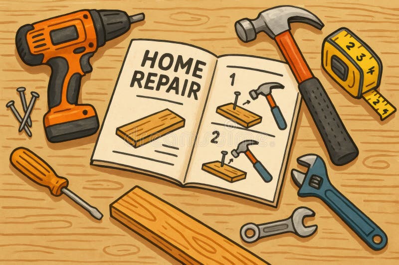 Guide To Basic Home Repair Techniques with Tools and Equipment on ...