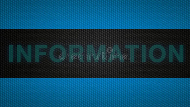A Guide To Information on the Screen with Looping Backgrounds Stock ...