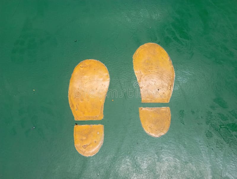 This is a Guide To Show You Where To Walk Stock Photo - Image of walk ...