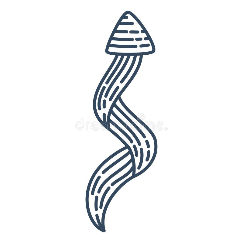 Guide Up Way Arrow Direction Collection Vector Outline Stock Vector ...