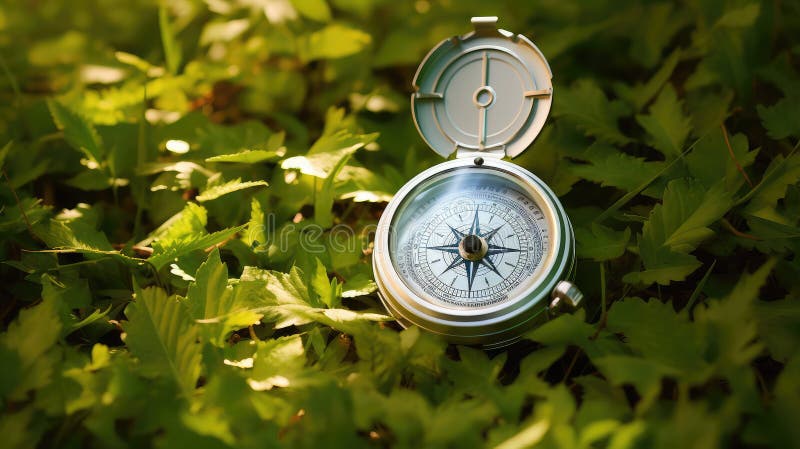 Guide white compass stock illustration. Illustration of clear - 375657466