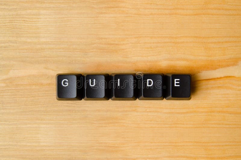 Guide word stock image. Image of idea, word, guide, keyword - 98412485