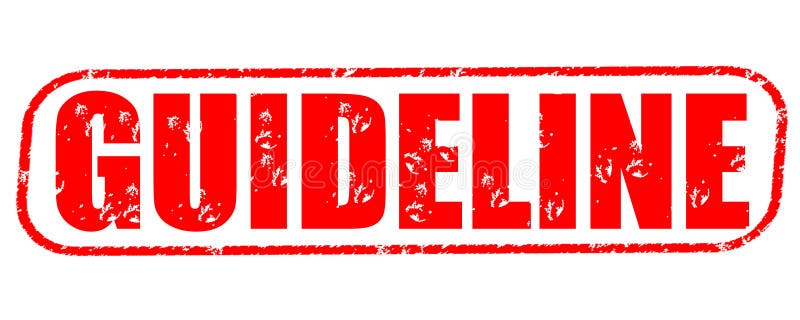 Stamp Guideline Vector Illustration Concept Stock Vector - Illustration ...