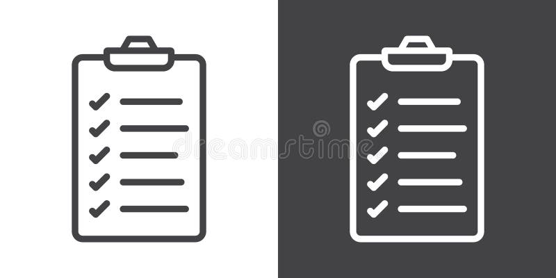 Guidelines Icon Flat Vector Set Outline Stock Illustration ...