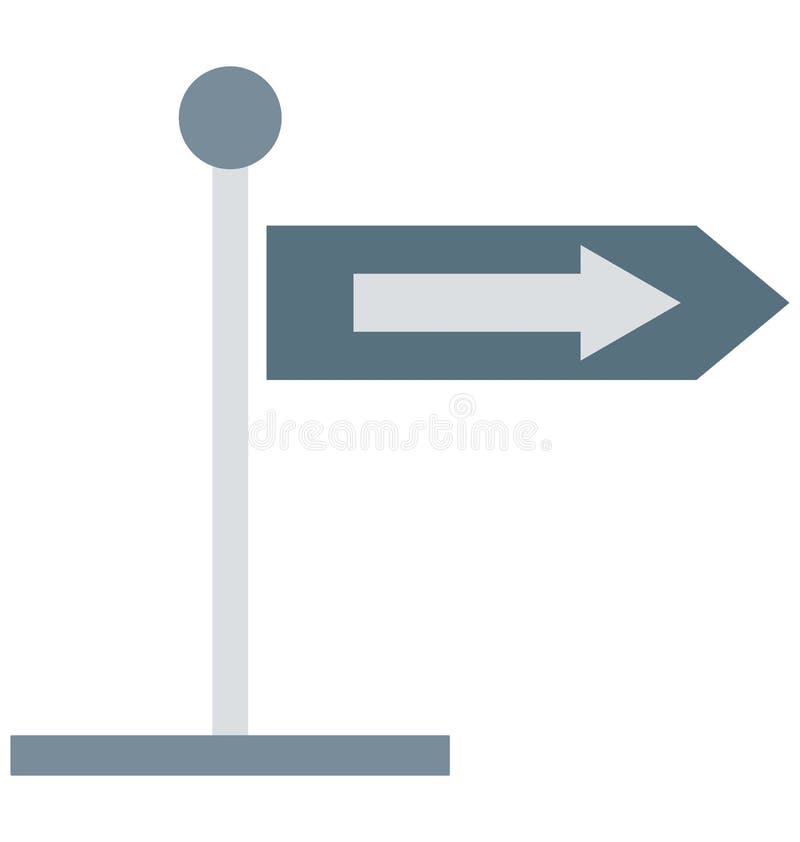 Guidepost Isolated Isolated Vector Icon Easily Editable Easily Editable ...
