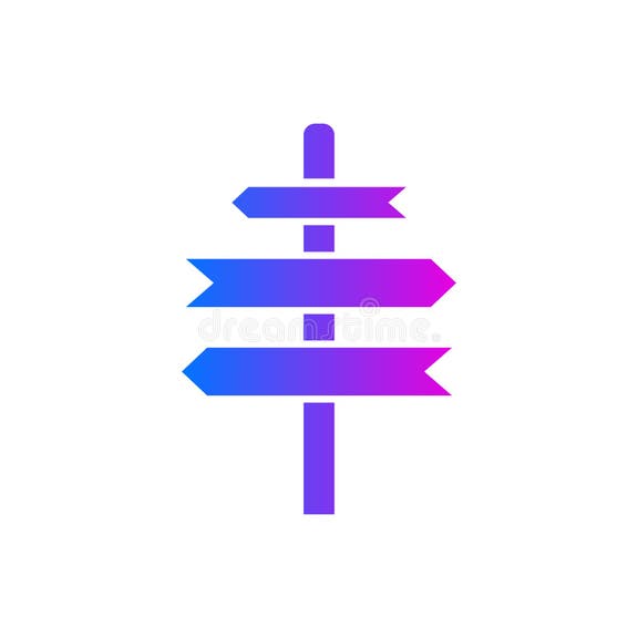 Guidepost vector icon stock vector. Illustration of directions - 161070857