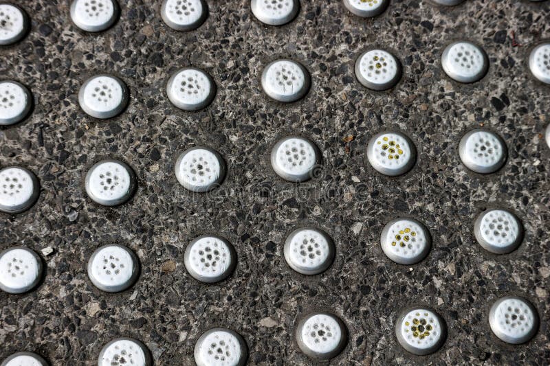 Guiding Block or Guide Way, Which is a Sign Specifically for Persons ...