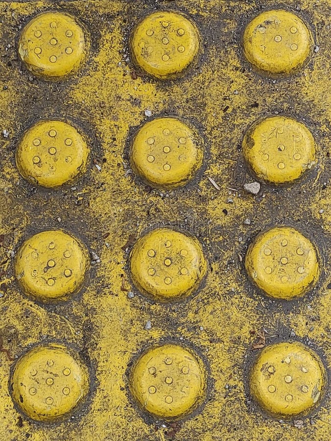 Guiding block yellow stock photo. Image of block, circle - 227704974