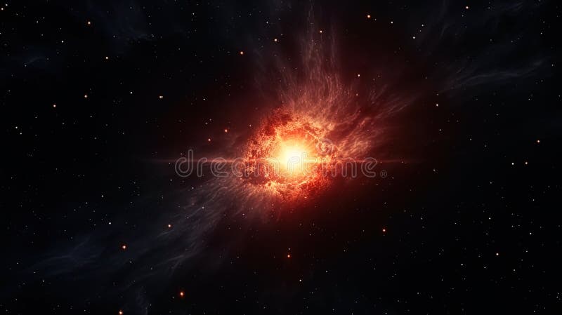 The Guiding Star is a Bright Star in a Dark Galaxy Stock Illustration ...