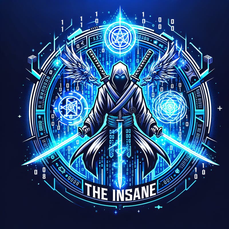 Guild "the Insane" Logo. Generated by AI. Stock Illustration ...
