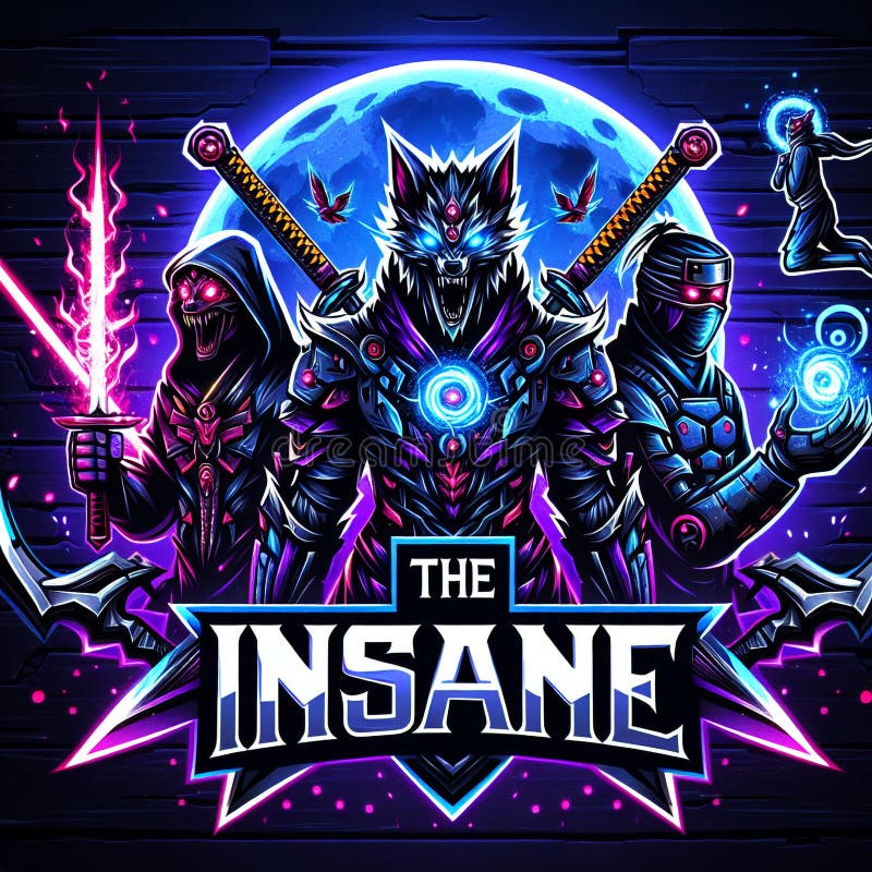 Guild "the Insane" Logo. Generated by AI. Stock Illustration ...